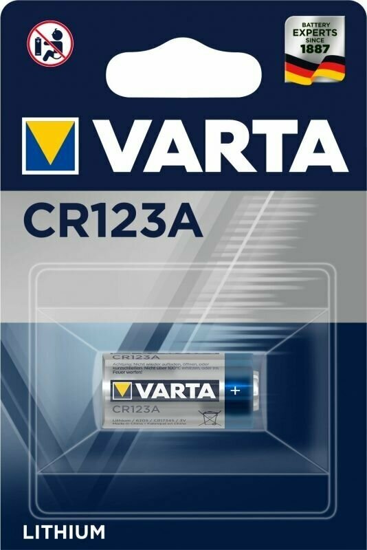 Элемент питания Varta Professional Lithium CR123A