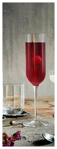 Бокал-флюте "Джаз" 210мл, 2 шт Bormioli Luigi (Италия)