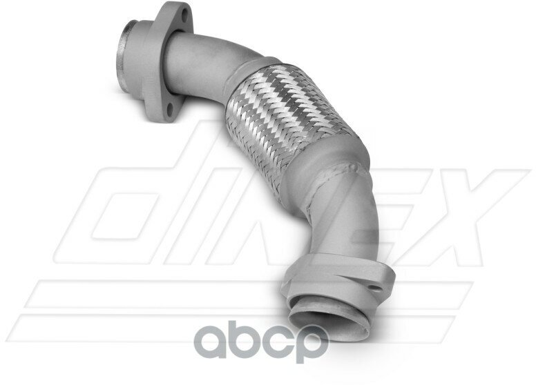 Труба глушителя ! E-line к турбине левая с гофрой, 2 изгб, с фланцами MB Actros DINEX арт. 54232