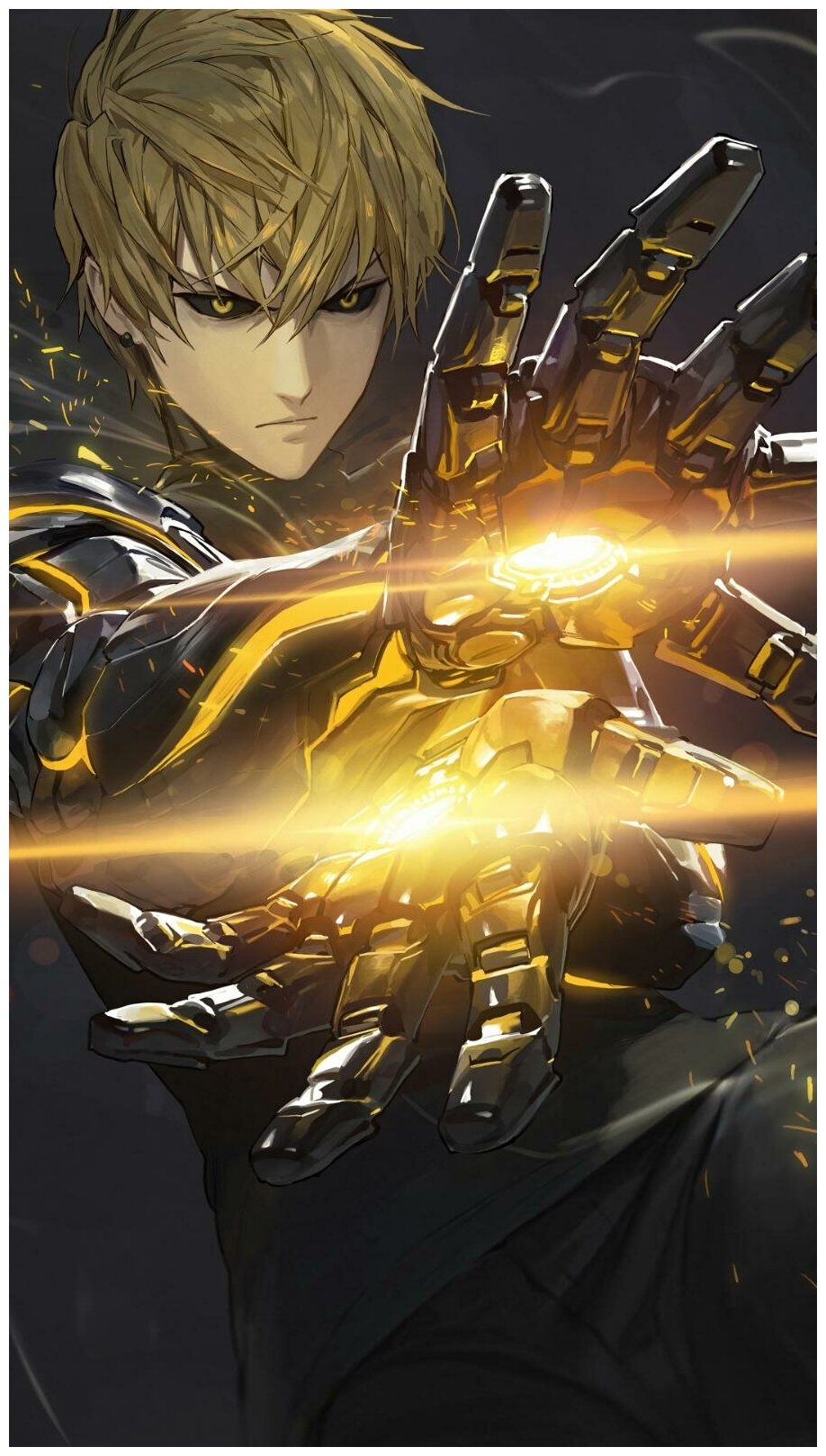 Постер / Плакат / Картина Ванпанчмен. Генос 60х90 см в подарочном тубусе