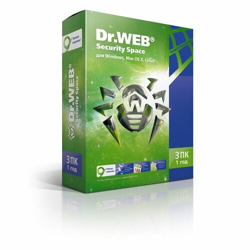 Антивирус Dr.Web ПО DR.Web Security Space КЗ 3ПК 1г (BHW-B-12M-3-A3) [bhw-b-12m-3-a3/ahw-b-12m-3-a2]