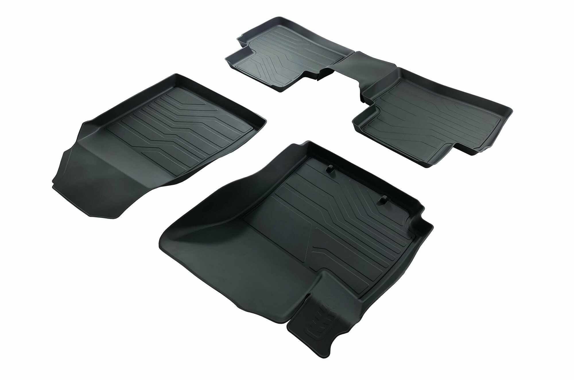 Коврики для салона резиновые SRTK 3D Premium для Hyundai Creta II (2021-)