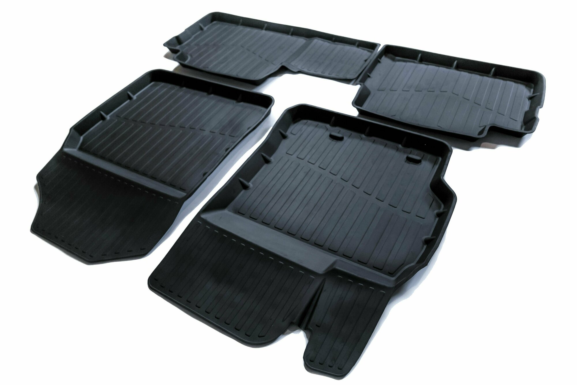 Коврики для салона резиновые SRTK 3D Premium для Toyota Corolla X (2007-2013)