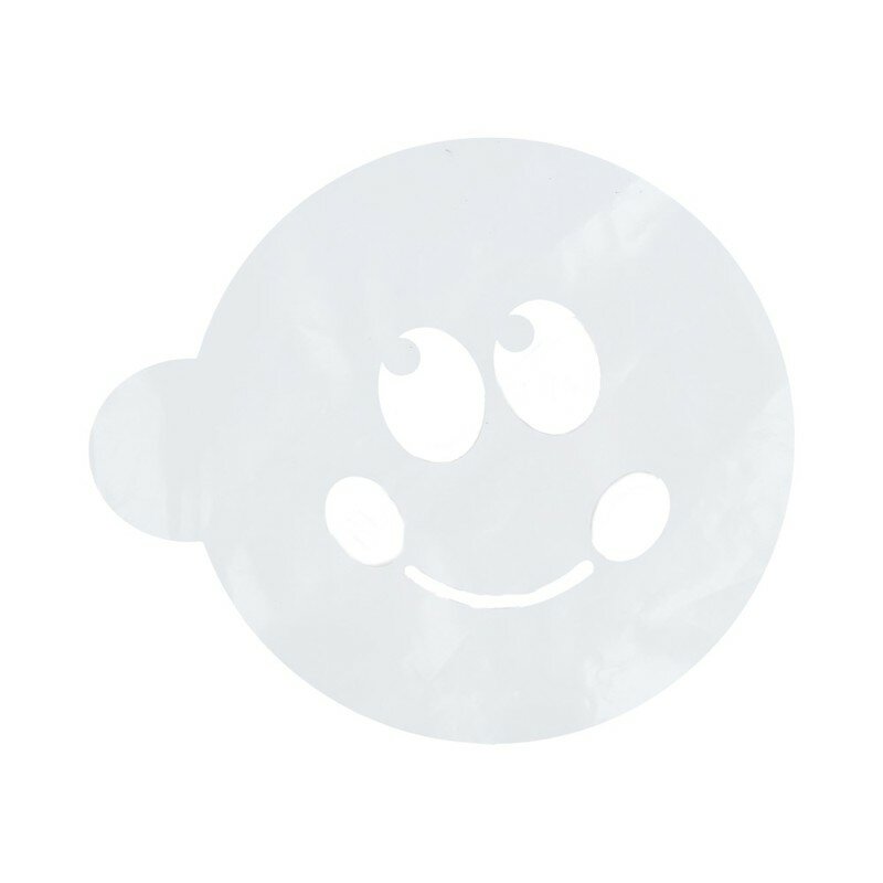 Леденцовая фабрика Трафарет для кофе из пластика Смайлик 1 Т017 набор для декора