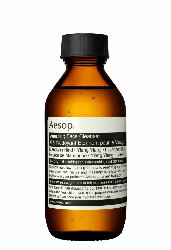 Гель для лица очищающий и противомикробный 100 мл AESOP Amazing Face Cleanser уход за проблемной, жирной и комбинированной кожи