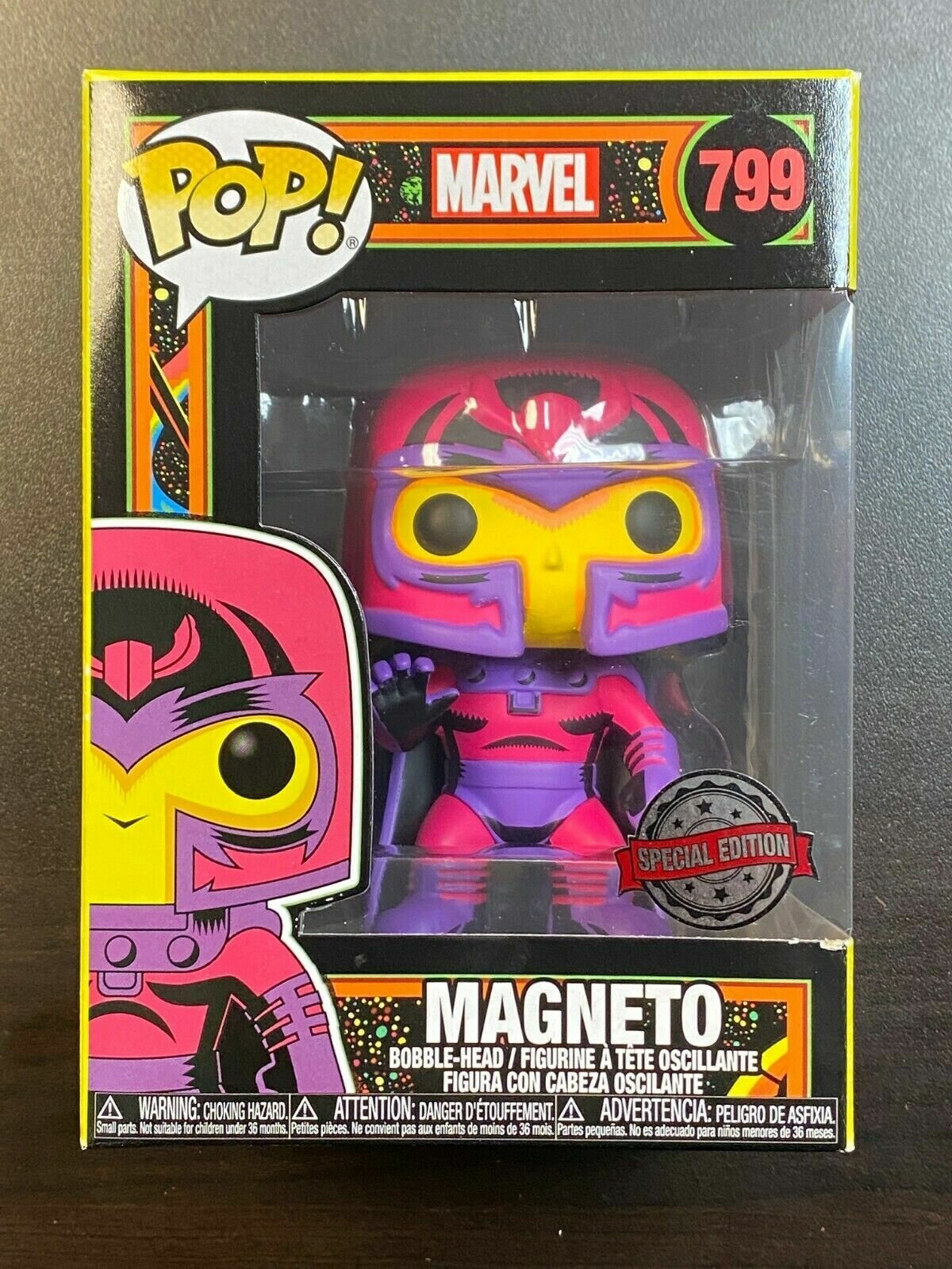 Фигурка Funko POP! Black Light: Magneto