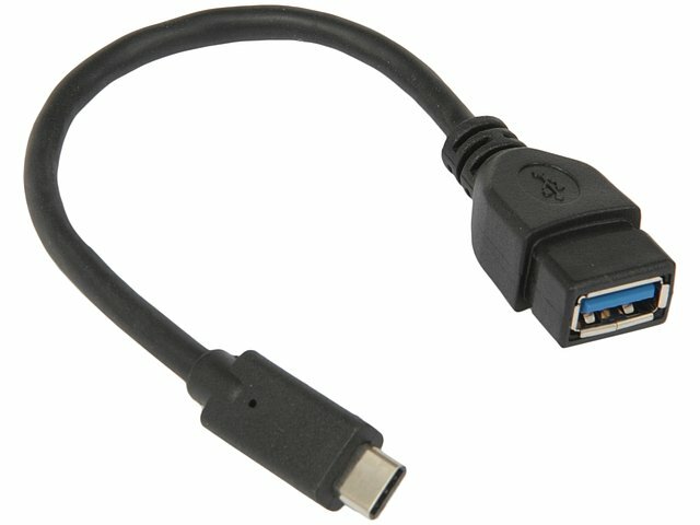Кабель Gembird Кабель USB OTG соединительный USB A(F)-C Gembird Cablexpert A-OTG-CMAF3-01 (0.2м)