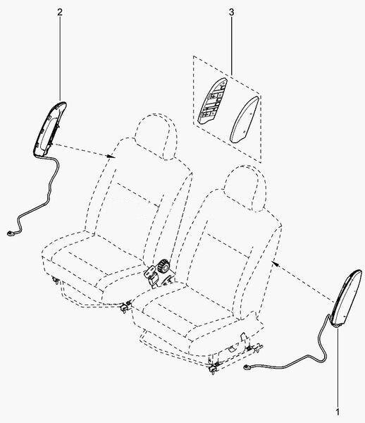 Подушка безопасности ВАЗ LADA Largus, RENAULT Logan боковая левая (АвтоВАЗ) Оригинал 8200646330