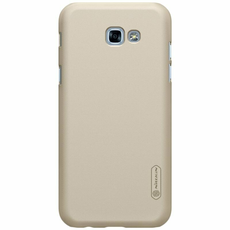 Накладка Nillkin Frosted Shield пластиковая для Samsung Galaxy A3 (2017) A320 Gold (золотая)