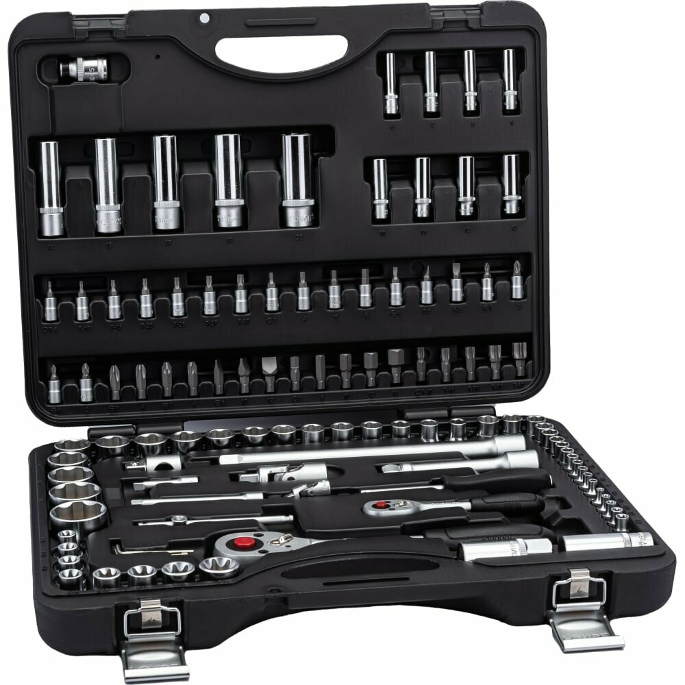 Набор головок и приспособлений FORCE 1/2 1/4 108 предметов 41082R