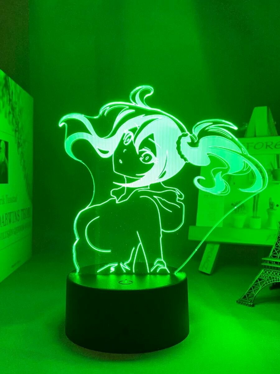 Ночник Аниме Госпожа Кагуя: В любви как на войне - Anime Kaguya-sama: Love Is War. Подарок фанату аниме и манги — декор в комнату с любимыми персонажами, в стиле отаку и японской анимации.