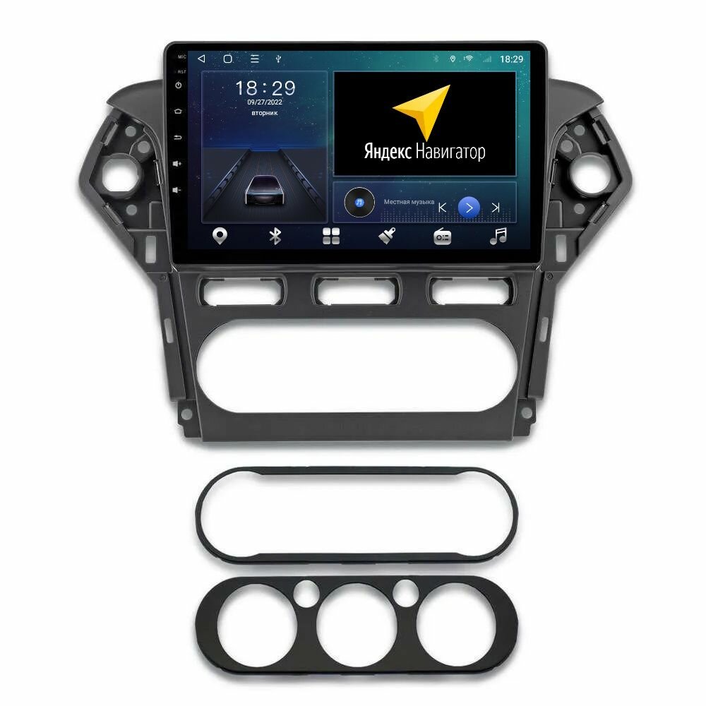Магнитола Epic T18 Ford Mondeo 4 2011-2015 - Android 12 - Процессор 8 ядерный - IPS экран - CarPlay - IPS экран - DSP- 4G(Sim)