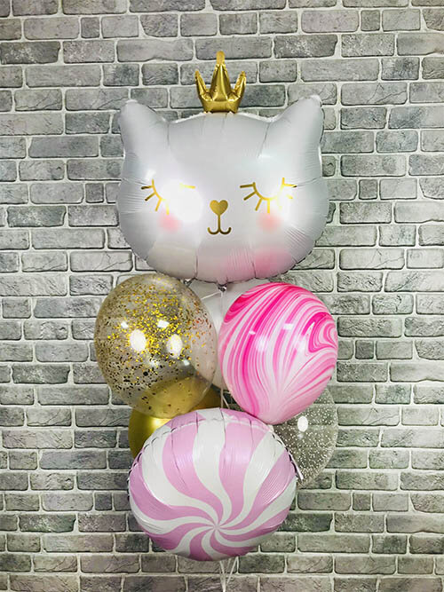 Букет из шаров "Котенок"