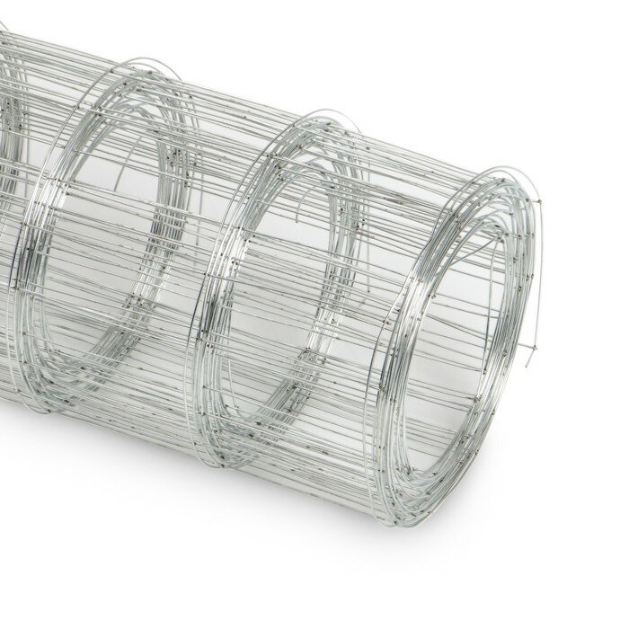 Сетка оцинкованная сварная 0,5 х 5 м, ячейка 50 х 50 мм, d=0,7 мм, металл "Greengo" 9910476