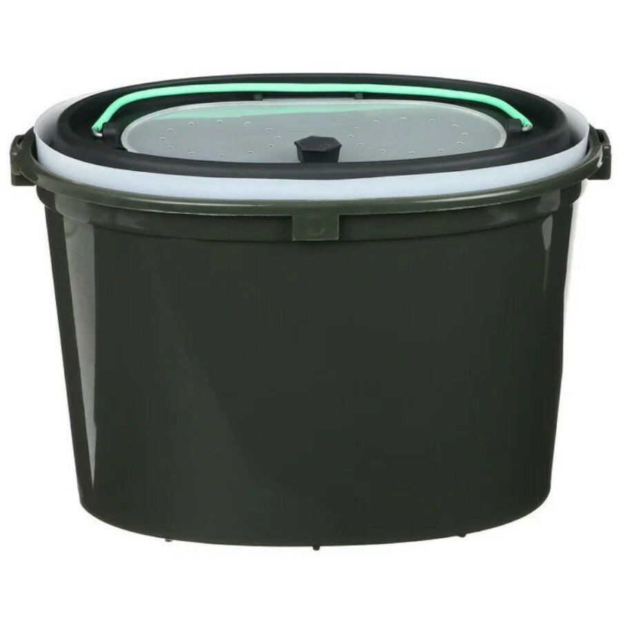 Кан для живца "Три кита" КО-8, пластиковый, 8 литров, с плечевым ремнем