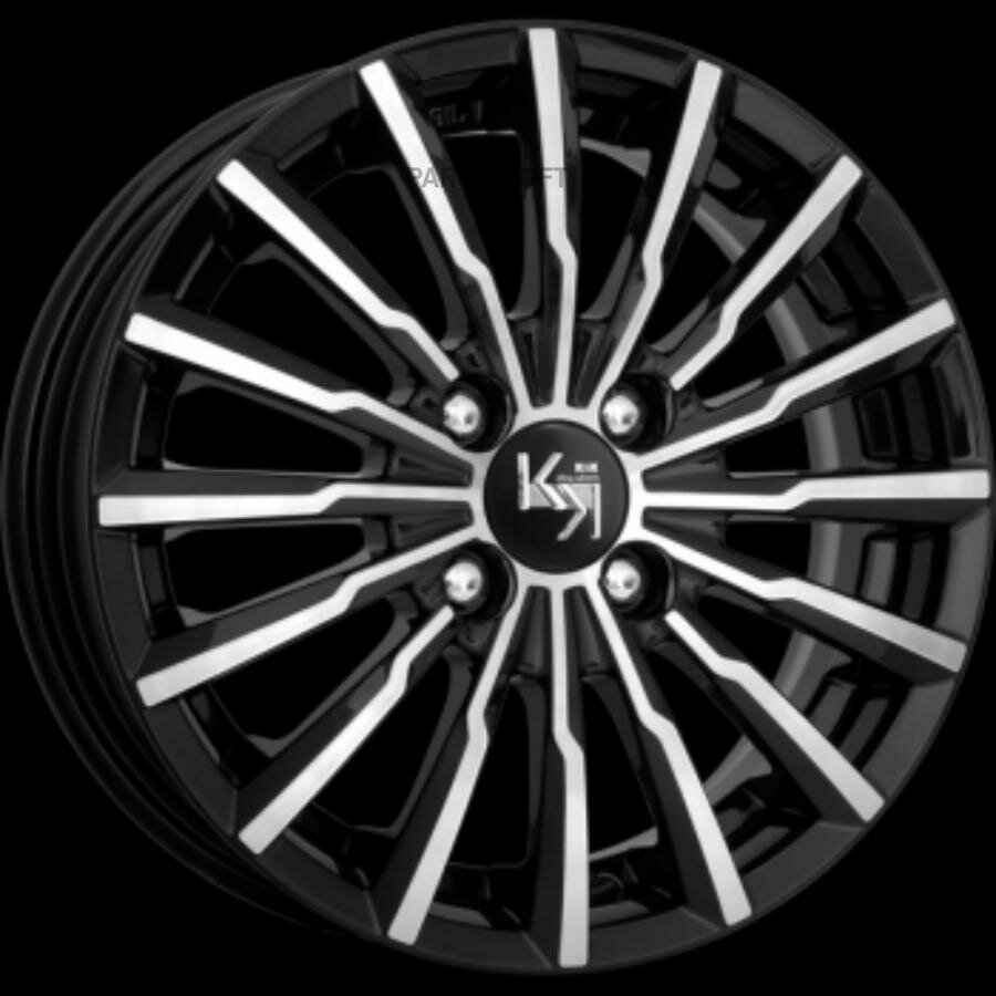 Кик акцент (кс641) 5,5x14 4/100 et39 d-56,6 алмаз черный (арт. r63334) оригинал