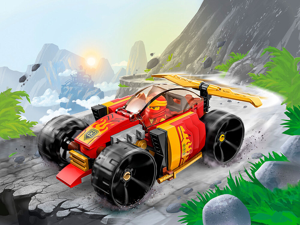 Конструктор LEGO Ninjago 71780 Конструктор Гоночный автомобиль ниндзя Кая