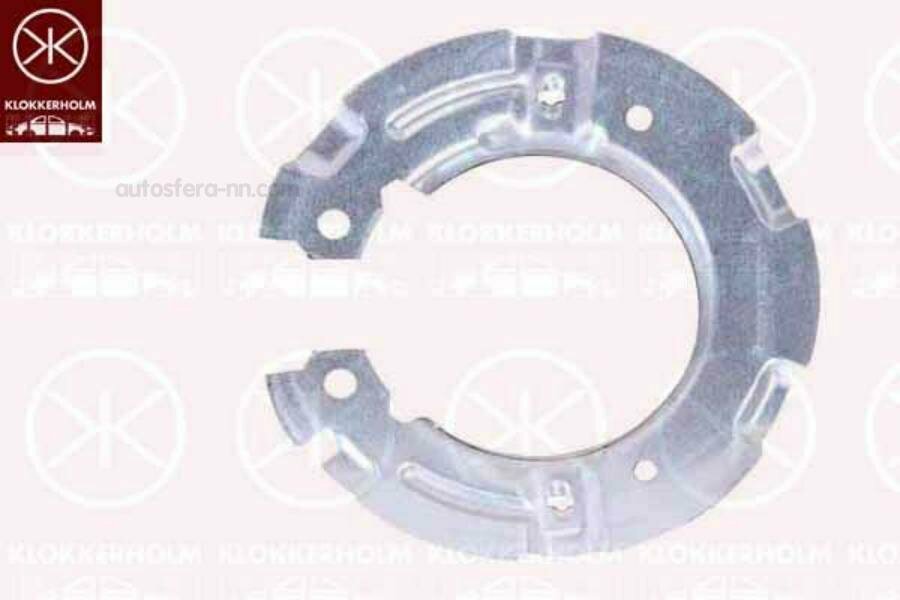 KLOKKERHOLM 0085870 Кожух тормозного диска задн лев = прав BMW 1 (E81, E87, E82, E88) (09.06-09.12), BMW 1 (F20, F21), BMW 3 (E90, E92, E93) (02.04-02.12), BMW 3 (F30, F31) (03.11-10.18)