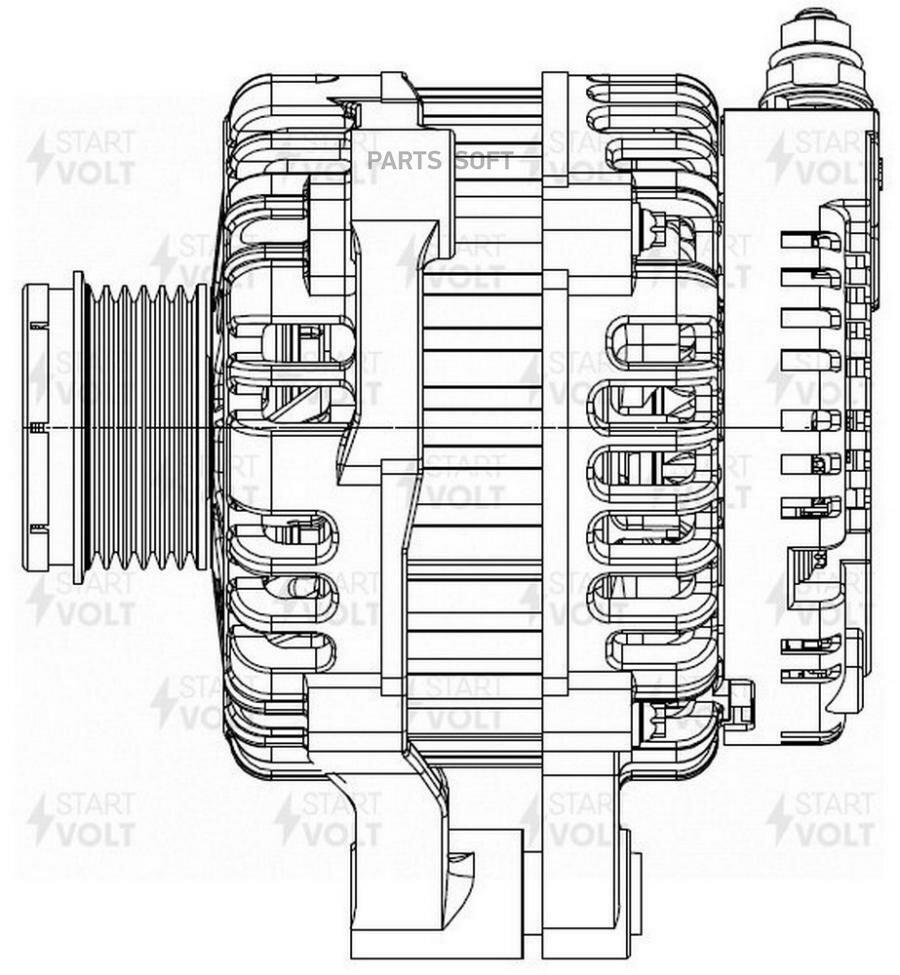 STARTVOLT LG-2719 Генератор для а/м Chery Tiggo 4 (19-) 1.5T 110A (LG 2719) ()