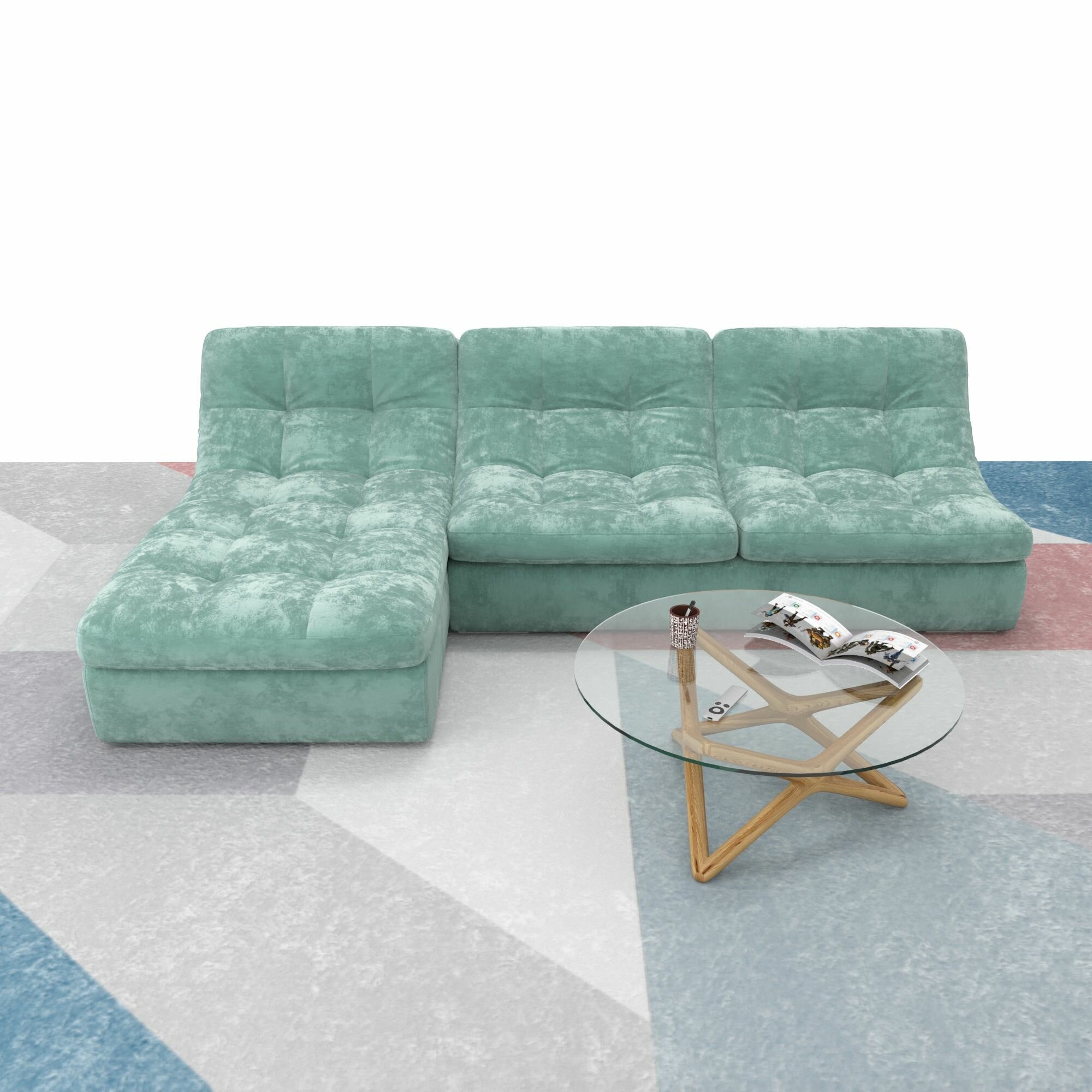 Монреаль - модульный диван, серия Relax, долговечный ППУ