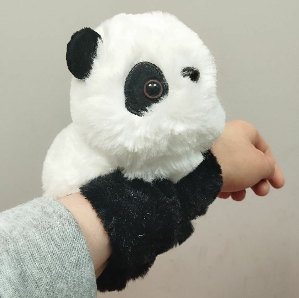 Мягкая игрушка браслет на руку Панда