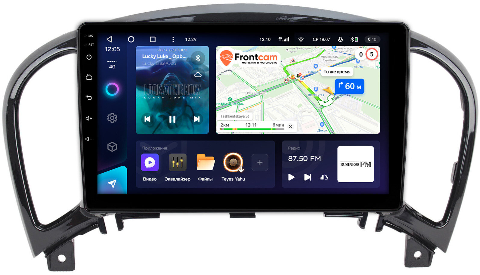 Штатная магнитола Nissan Juke 2010-2019 Teyes CC3 360 6/128 9" RM-9154 Android 10 (4G-SIM, DSP, QLed)