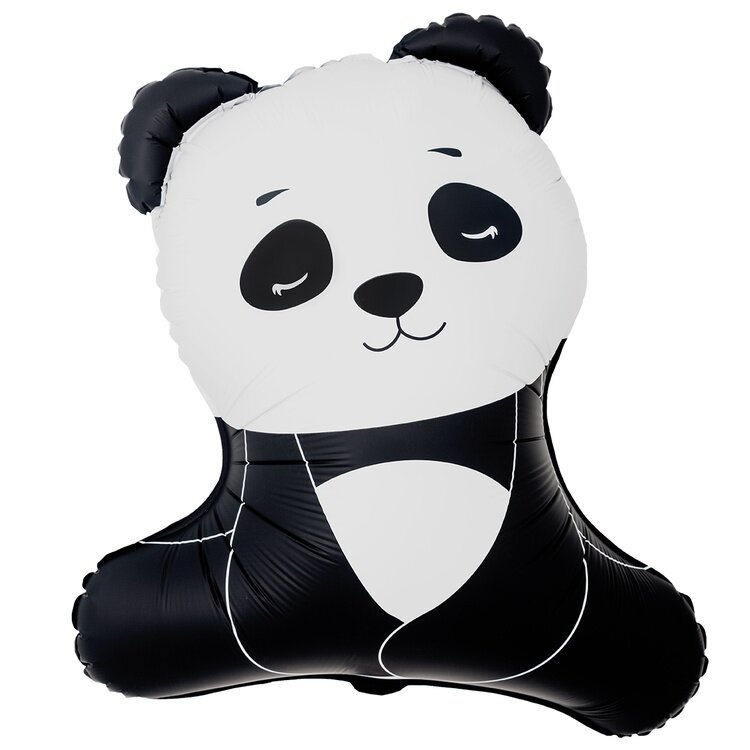 Фольгированный шар Панда милая, 77 см