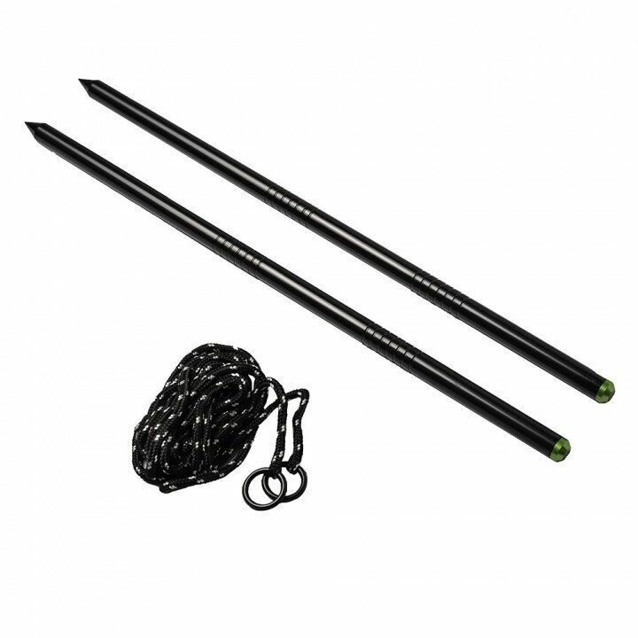 Колышки EastShark для клипсования 50 см, черно-серые