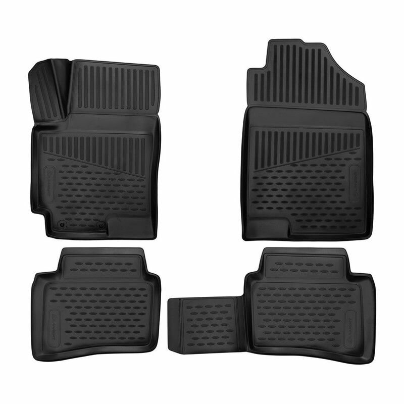 Коврики в салон KIA RIO (2017+)/KIA X-Line (2017+), 3D, Autofamily ELEMENT3D2563210 (4 шт.)