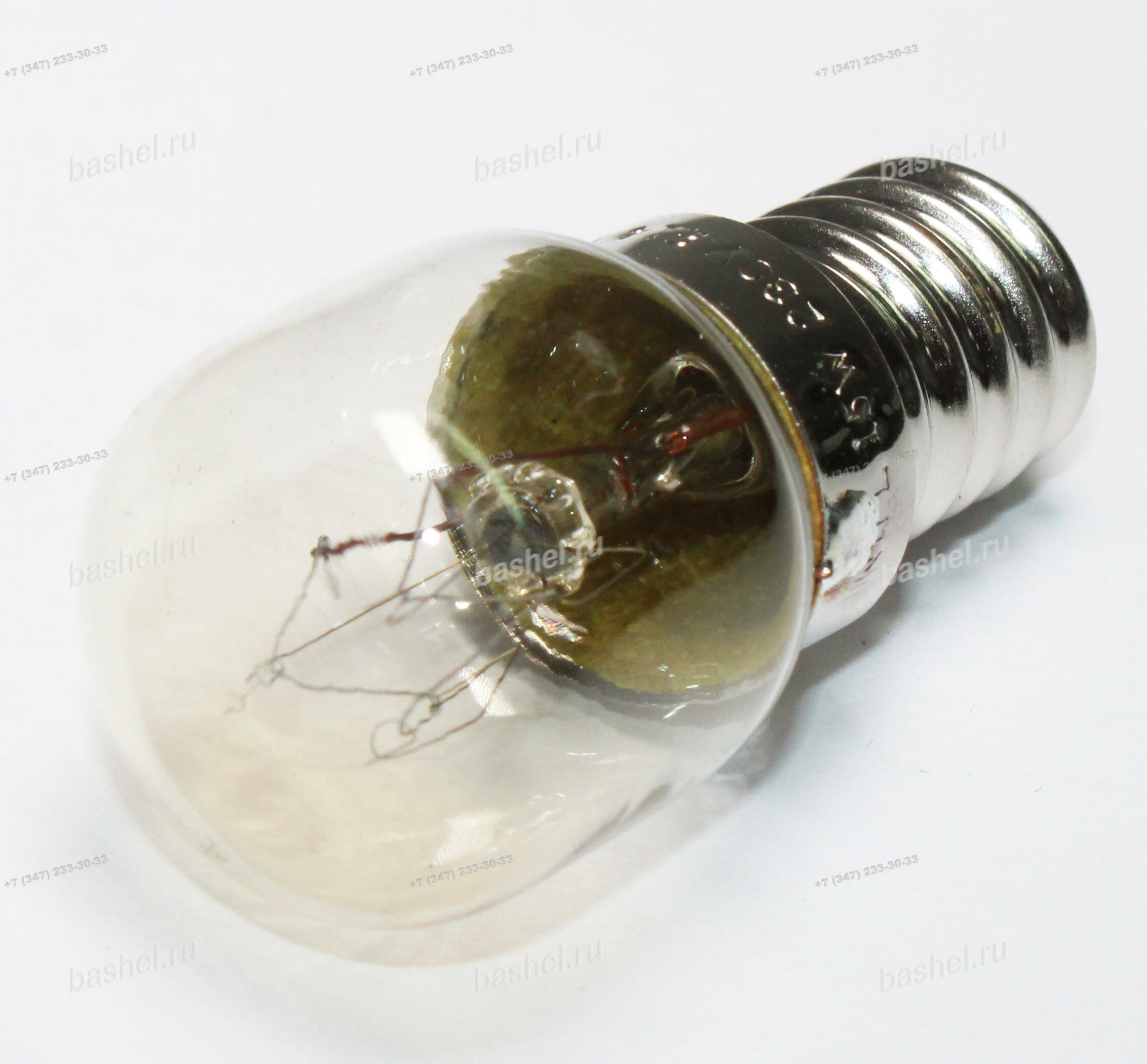 Лампа для печей (+300°) E14 15W 220V прозрачная Uniel IL-F22-CL-15/E14