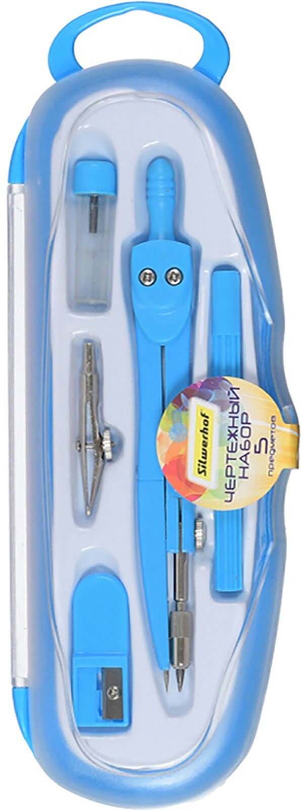 Готовальня 5 предметов "Silwerhof", в ассортименте (540125)