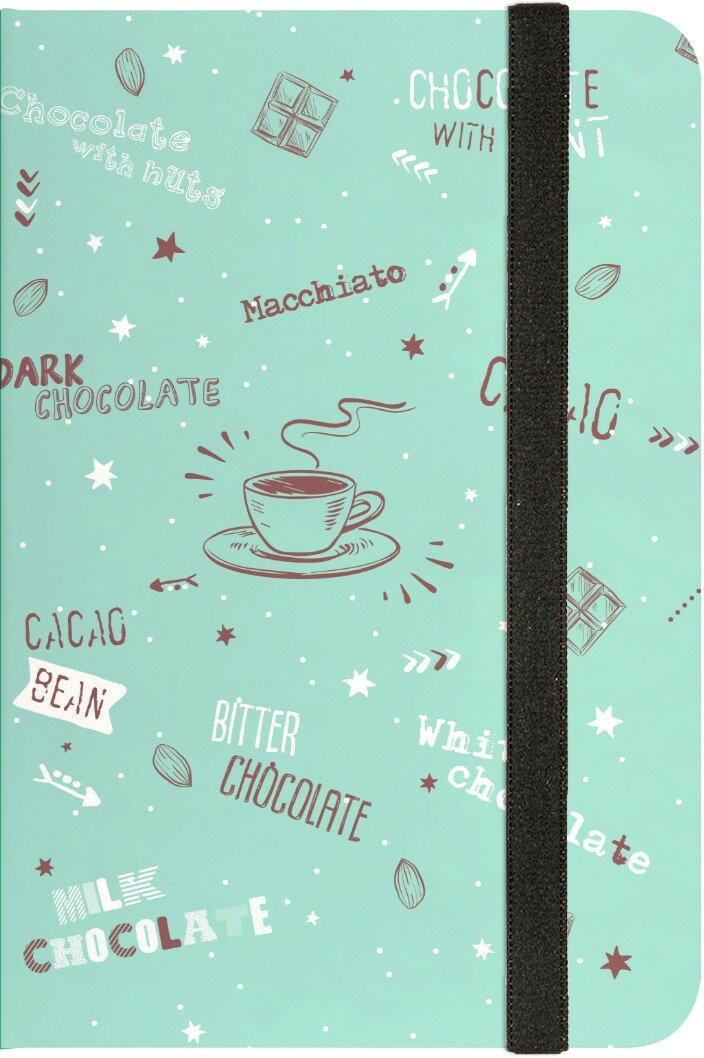 Блокнот Мятный капучино, А6, 100 листов, точка