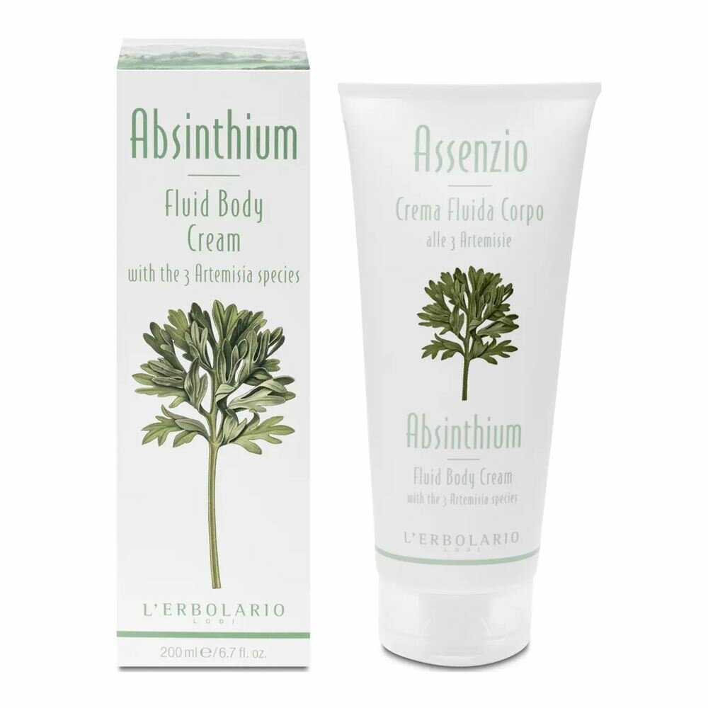 Флюид L`Erbolario Body Care Absinthium Fluid Body Cream, Крем-флюид для тела, 200 мл