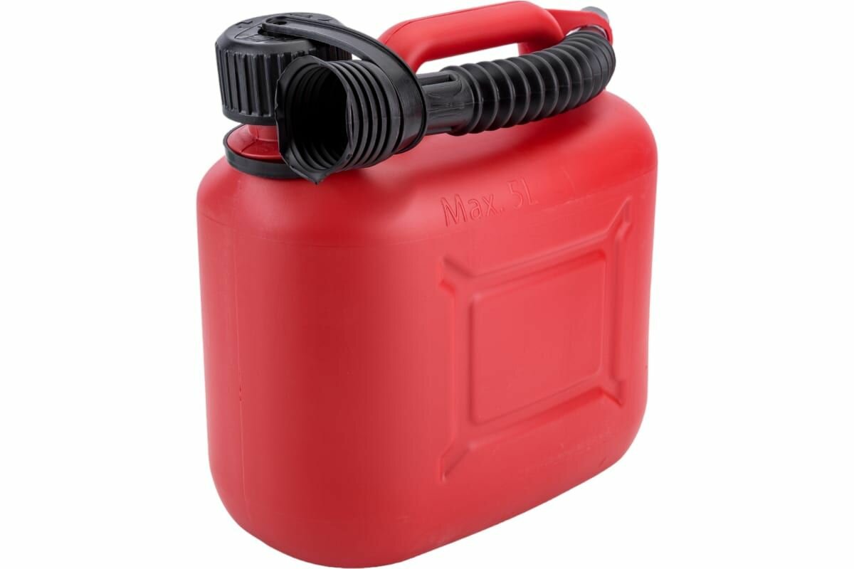 Канистра полиэтиленовая красная для ГСМ с заливным устройством 5 л REDMARK RM80005