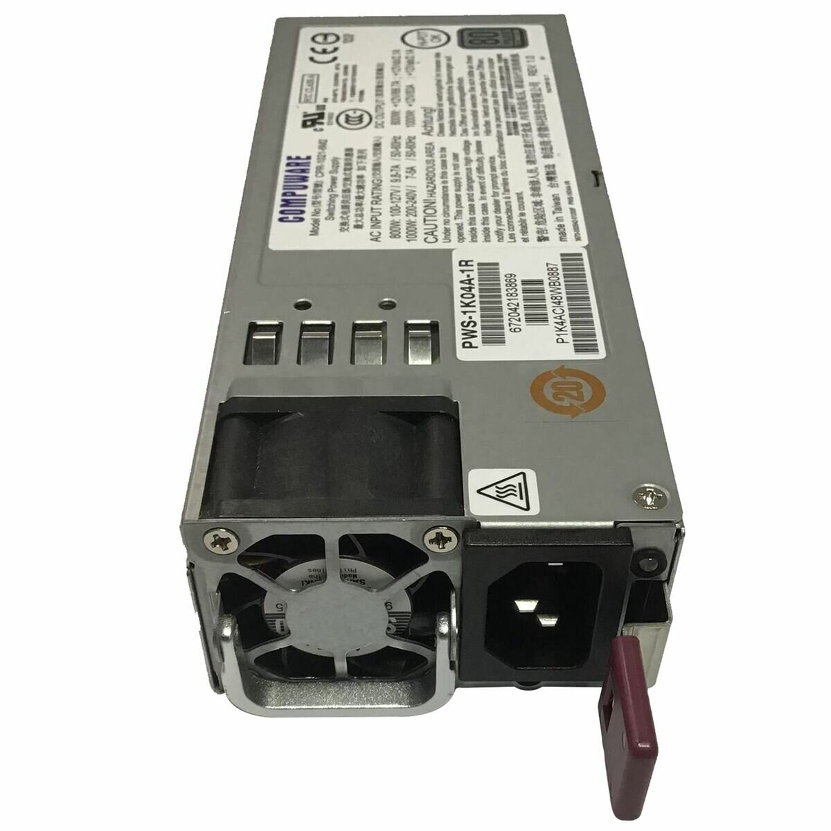 Блок питания SuperMicro CPR-1021-6M2 1000 Вт ATX 1U PWS-1K04A-1R 672042183869 для SC946ED-R2KJBOD