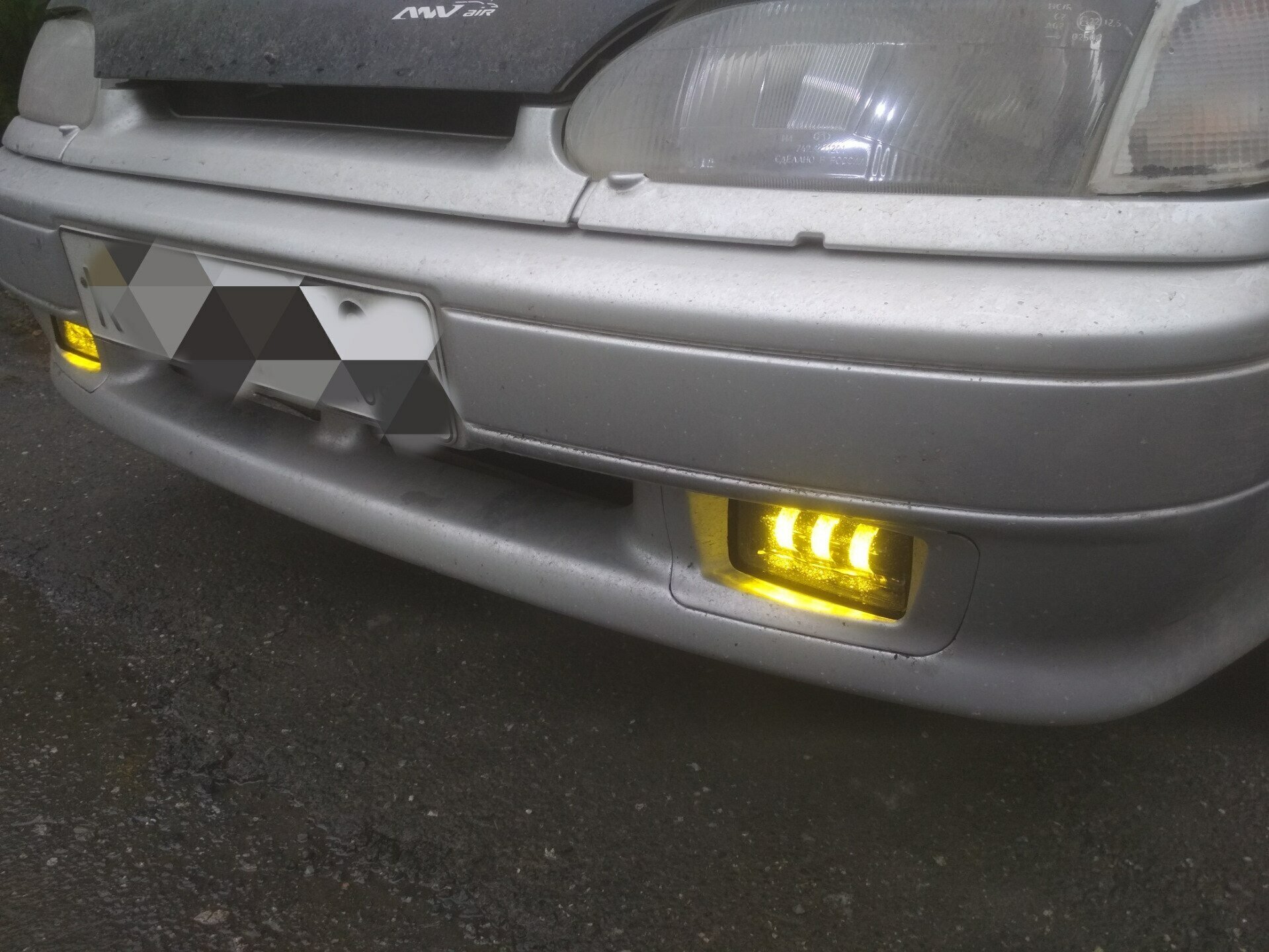 Светодиодные противотуманные фары 40W двухрежимные ваз 2110-2115 пара