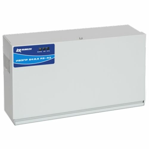 ИВЭПР 24/2,5 RS-R3 2х12 БР блок резервного питания Рубеж