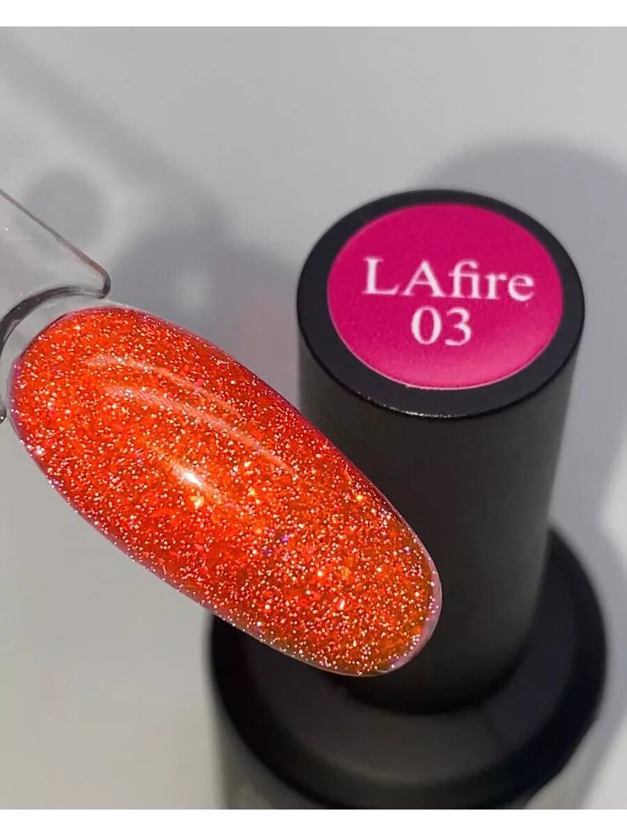 Жидкий акрил светоотражающий с юки LAfire-03, 15мл