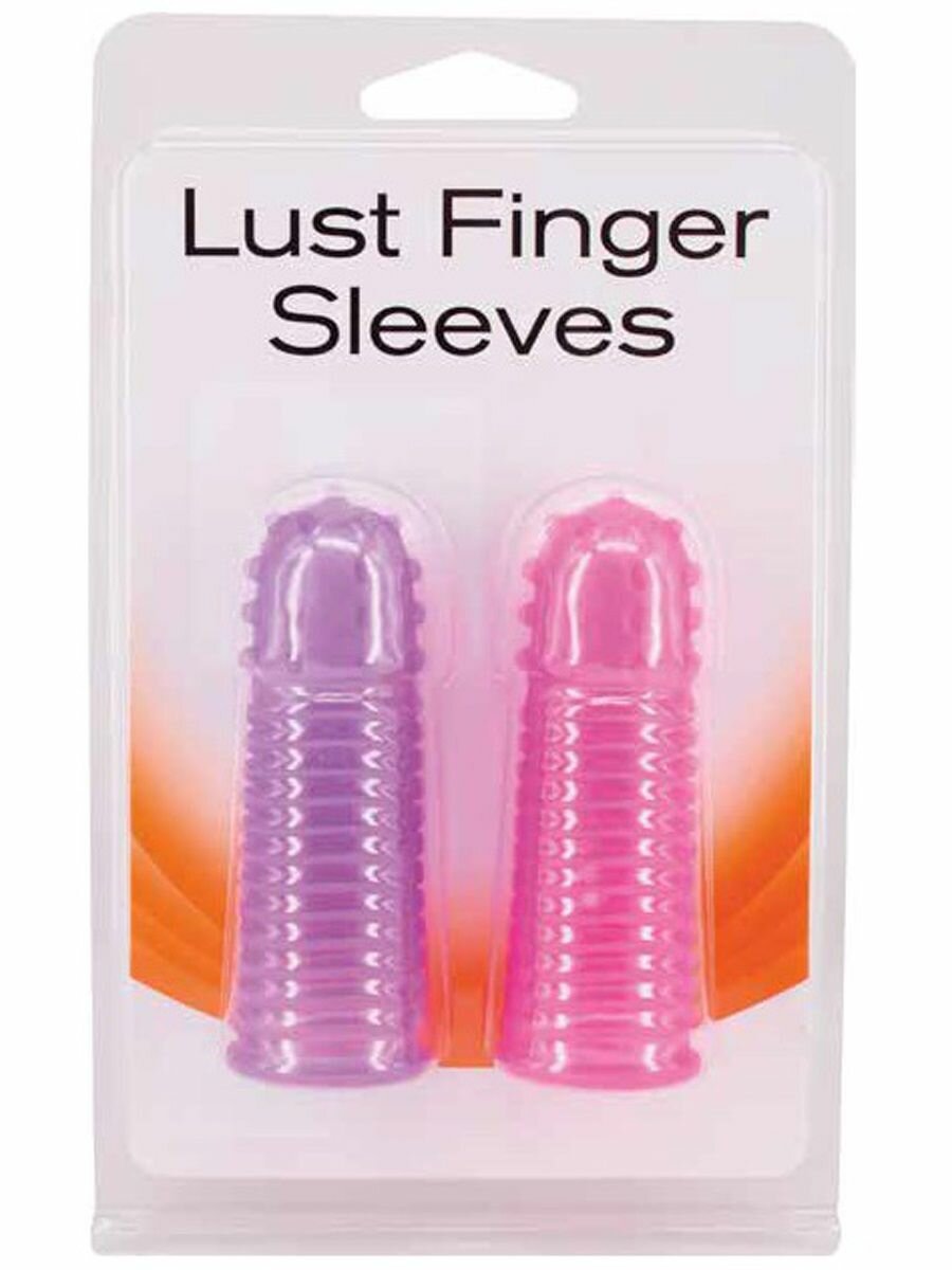 Эластичные насадки на пальцы рук для клиторальной стимуляции "LUST FINGER SLEEVES" 8cm