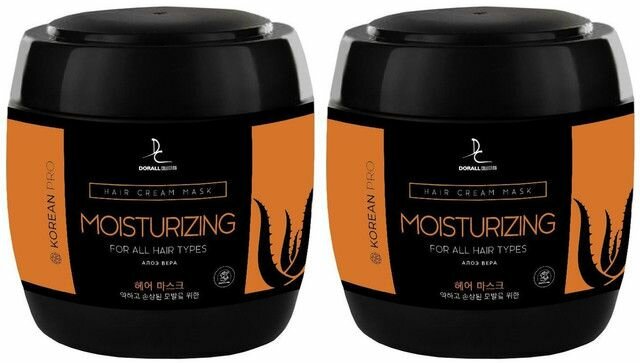 Dorall Collection Бальзам-маска Увлажняющая с Алоэ Вера Korean Pro 930 мл, 2 шт.