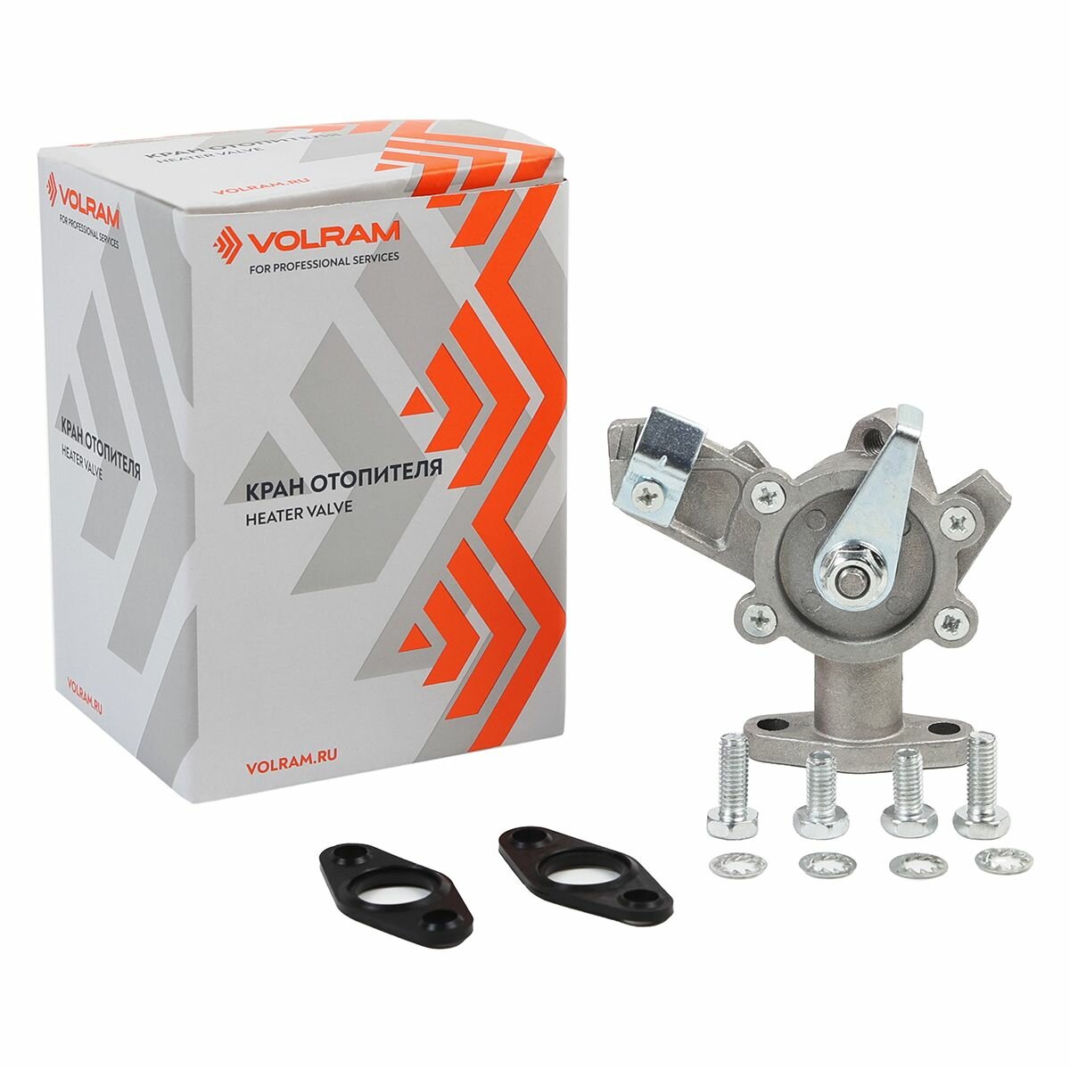 Кран отопителя Volram VR23189 керамический Lada ВАЗ-2101-07 Жигули, 2121-2131, ВИС-2345; ГАЗ Волга