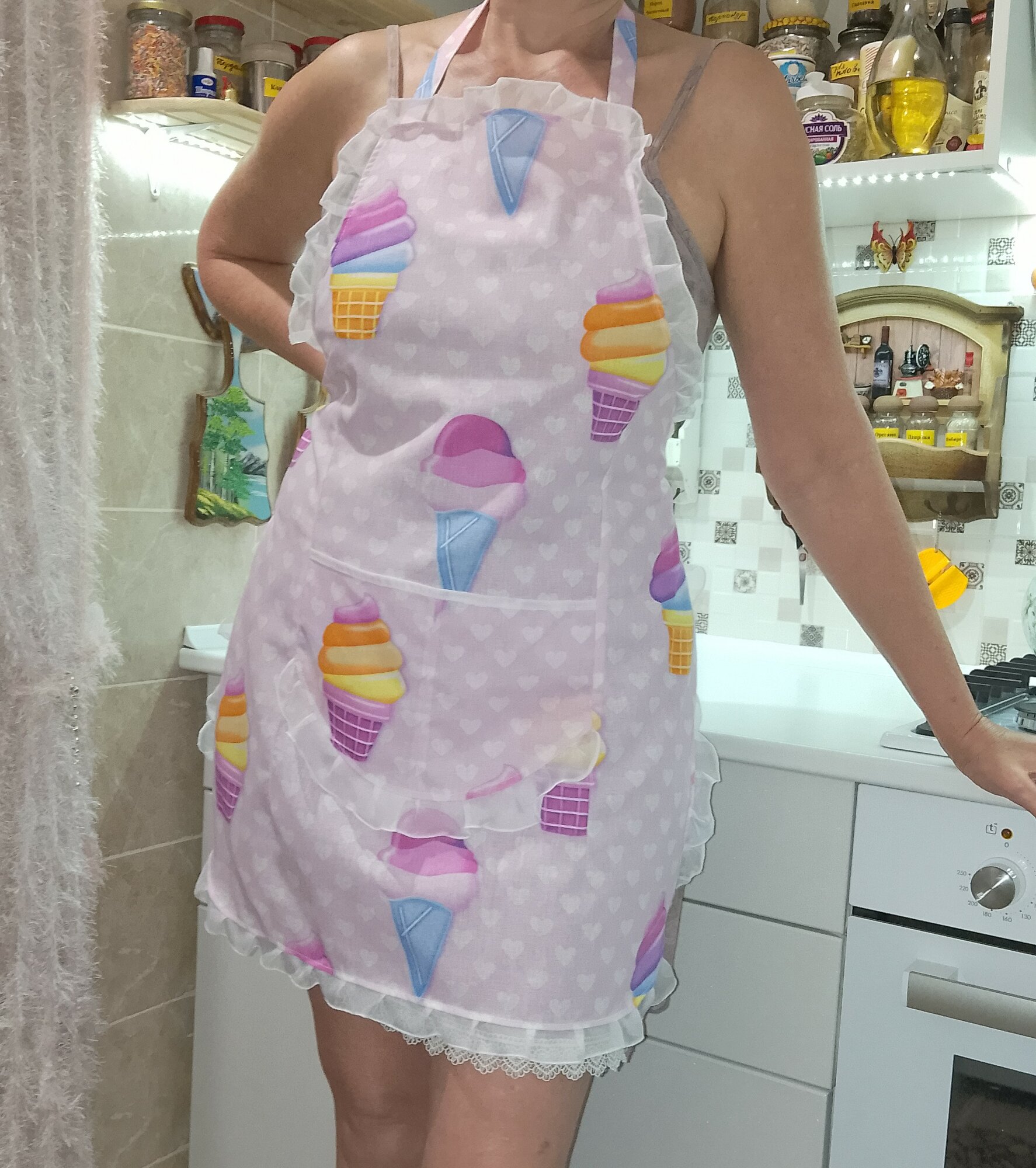 Фартук кухонный Мороженое