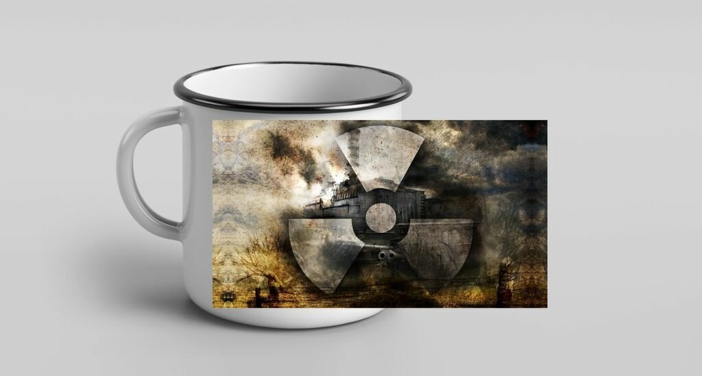 Кружка металлическая эмалированная Stalker/ Сталкер №9