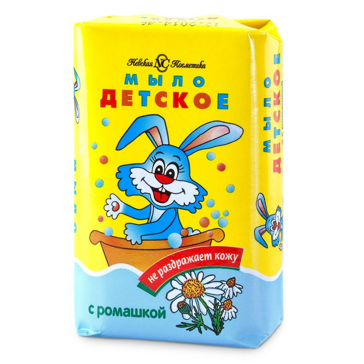 Набор из 10 штук Туалетное мыло Невская Косметика Детское Ромашка 90г