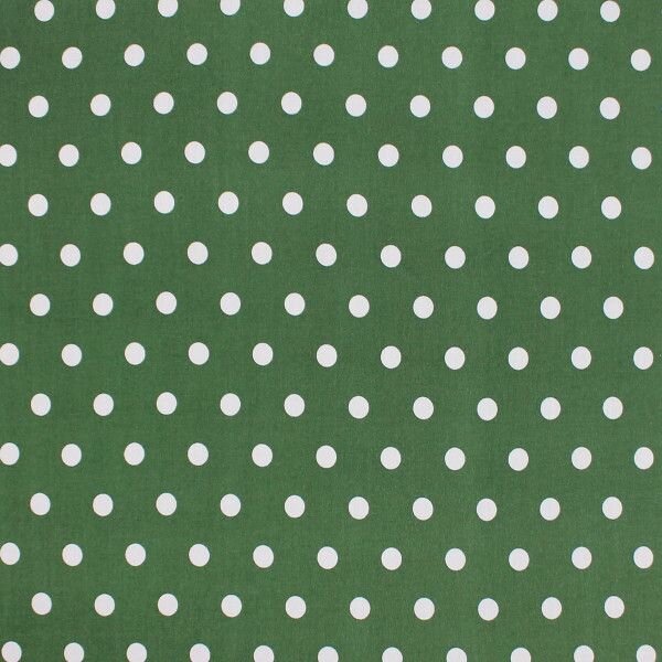 Вискоза 100%, цвет зеленый в белый горошек, ткань для шить, 1,4х2м