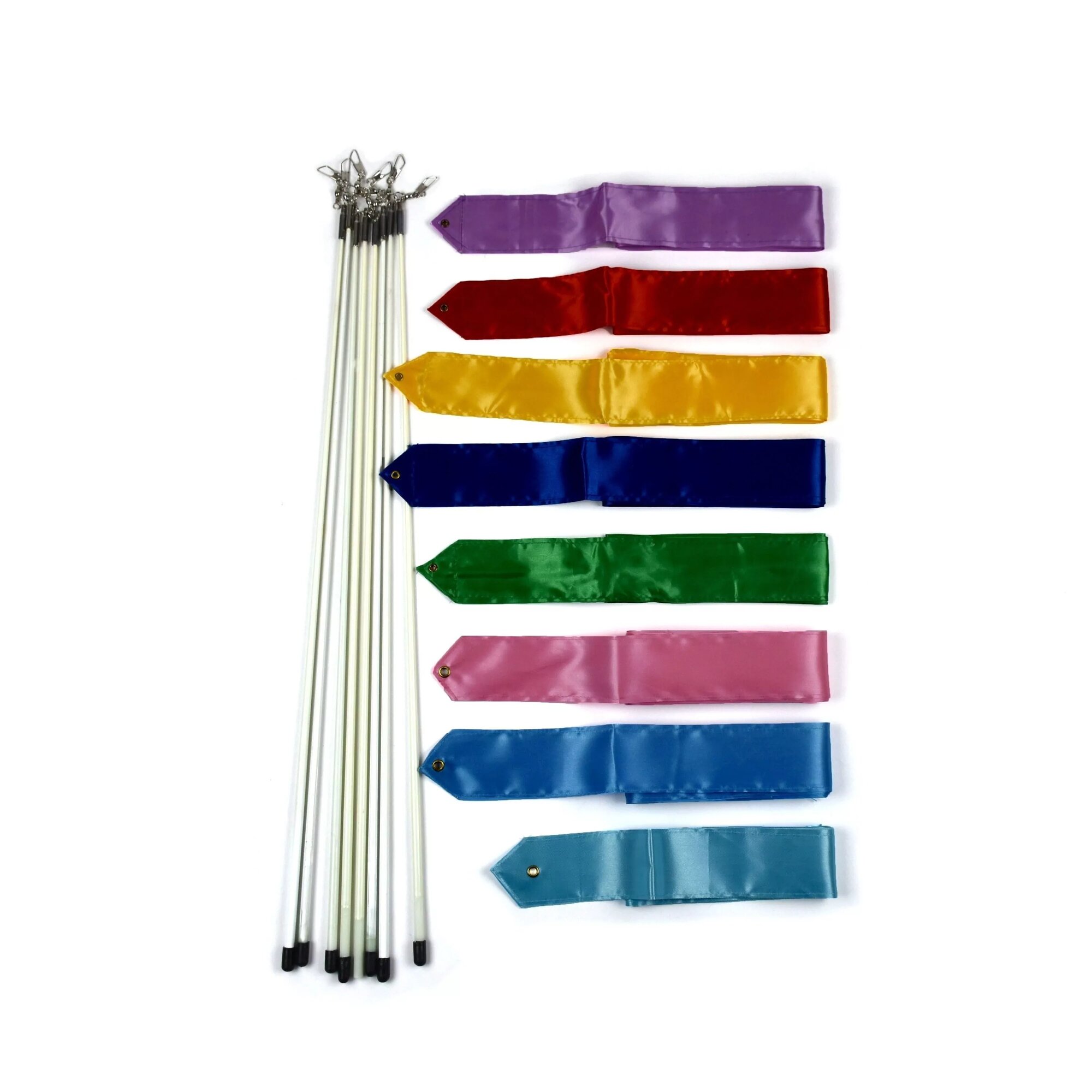 Лента гимнастическая 6м, с палочкой 56см, цвет в ассортименте