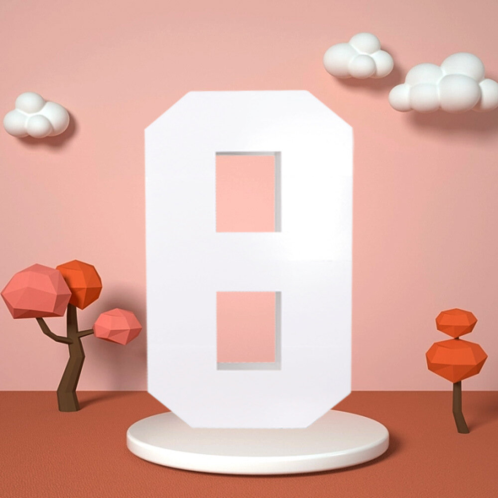 Цифровые воздушные шары KT, латексные, круглые, 1 м