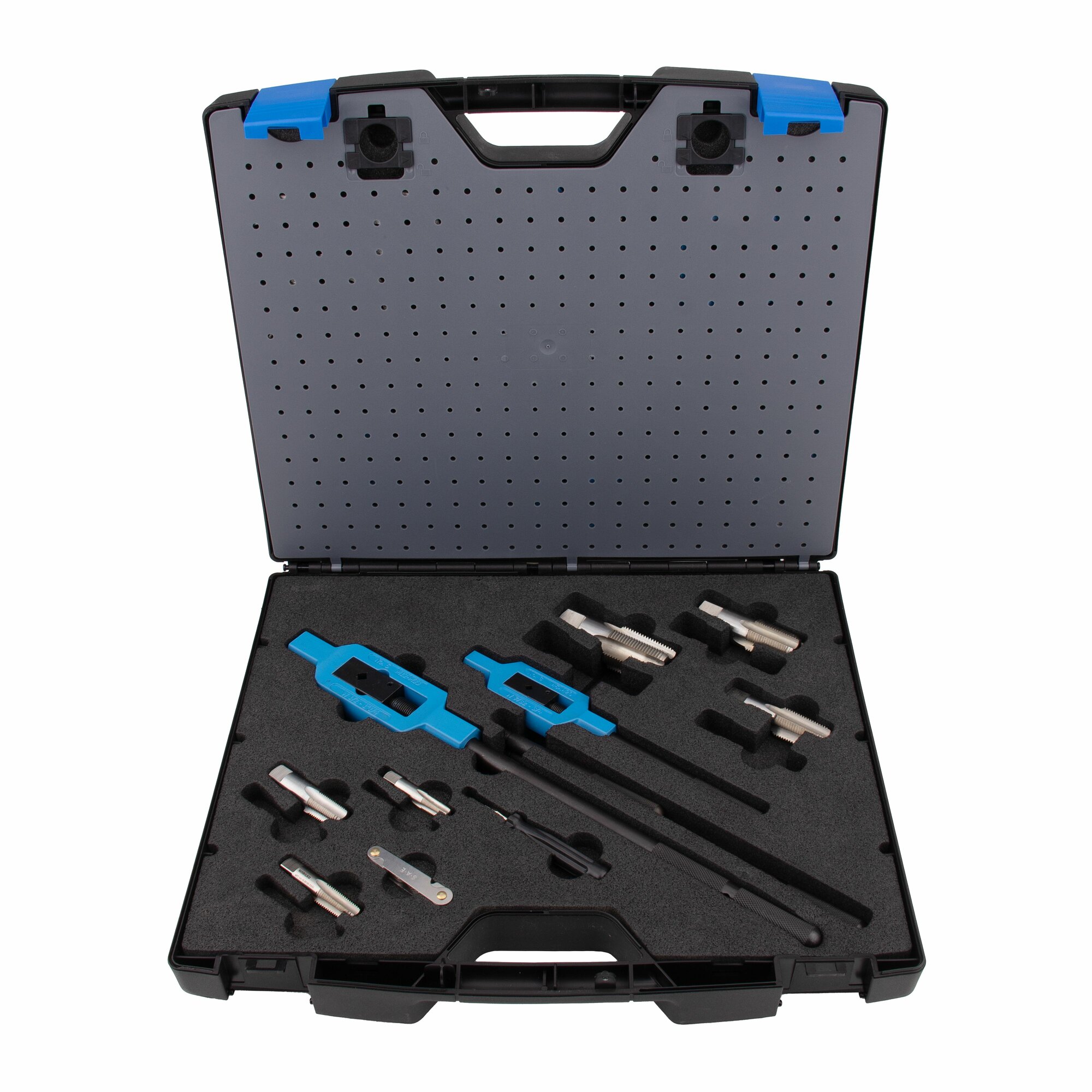 Набор метчиков и плашек NORGAU Industrial NPT 1/8-1", HSS, 21 предмет