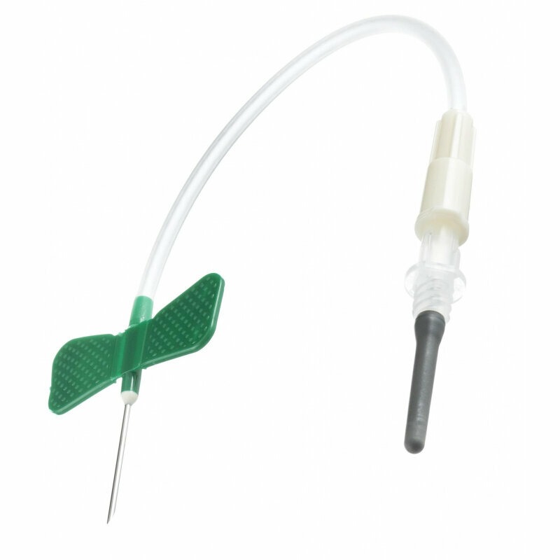 Игла-бабочка 21G 10см зел. с луер-адапт. VACUETTE 450064 50шт/уп, 1320835