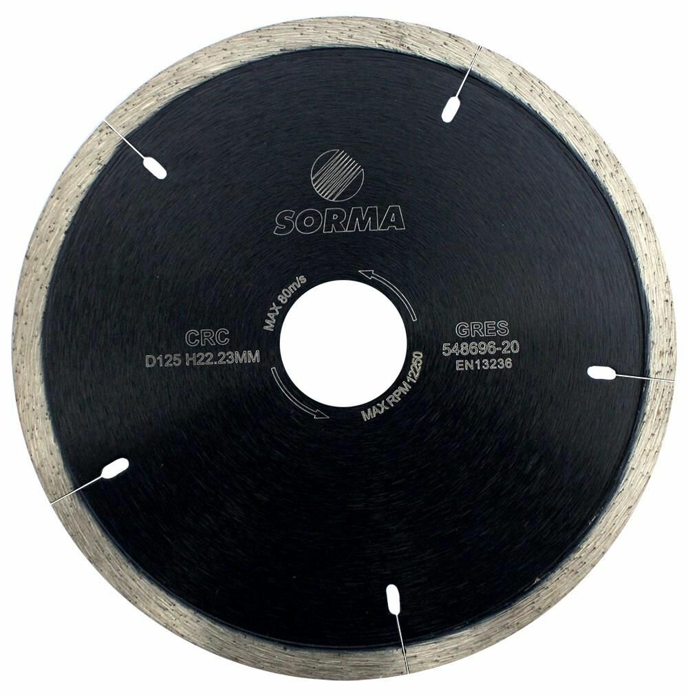 Диск CRC 1,4 2.0T алмазный 125 мм SORMA (Сорма)
